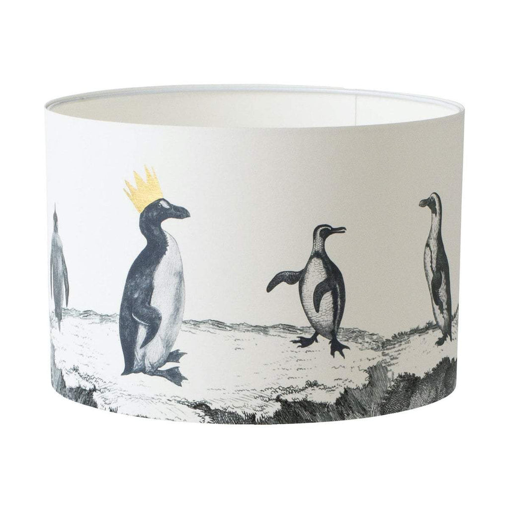 Penguins On Parade Lampshade by Mountain & Molehill for AUTHOR