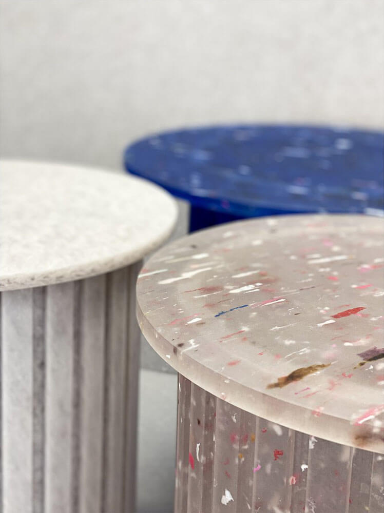 'Kerf' Recycled Plastic Side Table or Stool – AUTHOR