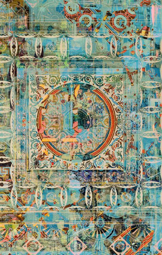 Capriccio Wallpaper designed and printed by Blackpop for AUTHOR