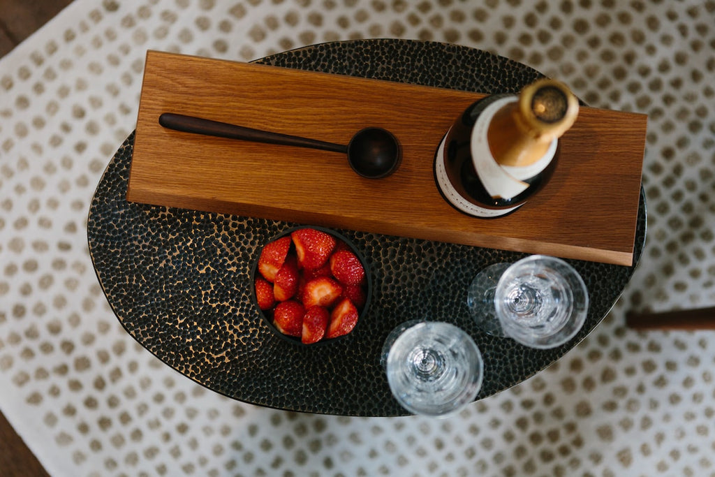 Ellipse Side Tables handmade in Britain by AUTHOR