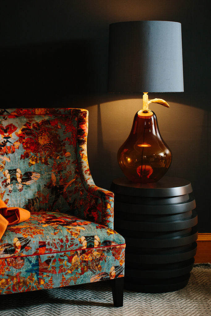 Pear Lamp made in Britain by Porta Romana for AUTHOR