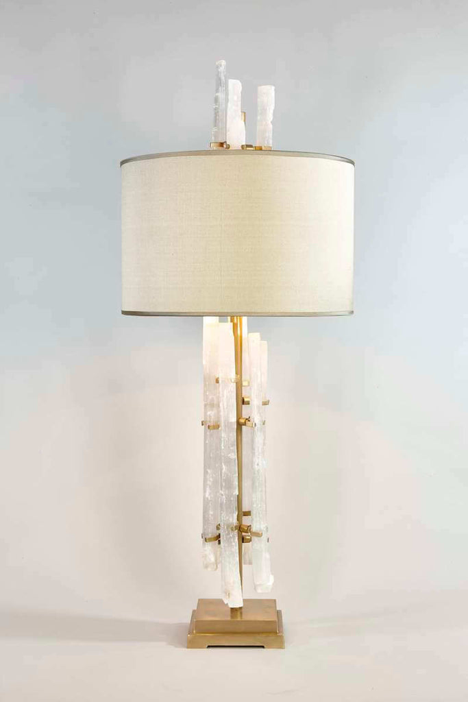 Rock Crystal Table Lamp UK made by Cocovara Lighting for AUTHOR