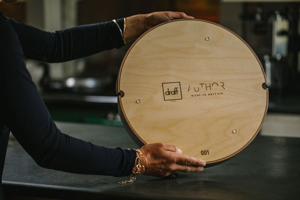 Luxury Draff Drinks Tray made in Scotland by Aymeric Renoud - AUTHOR