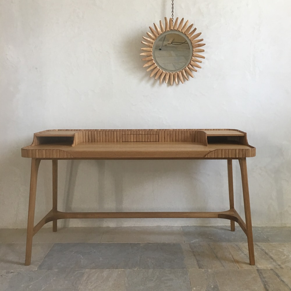 Tambour Desk handmade in Britain by Knowles & Christou for AUTHOR